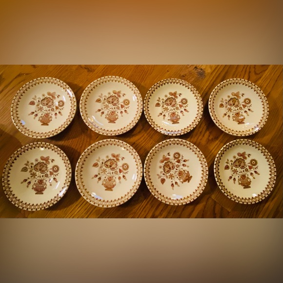 Johnson Brothers | Dining | Johnson Bros Brown Jamestown Saucers Set Of ...